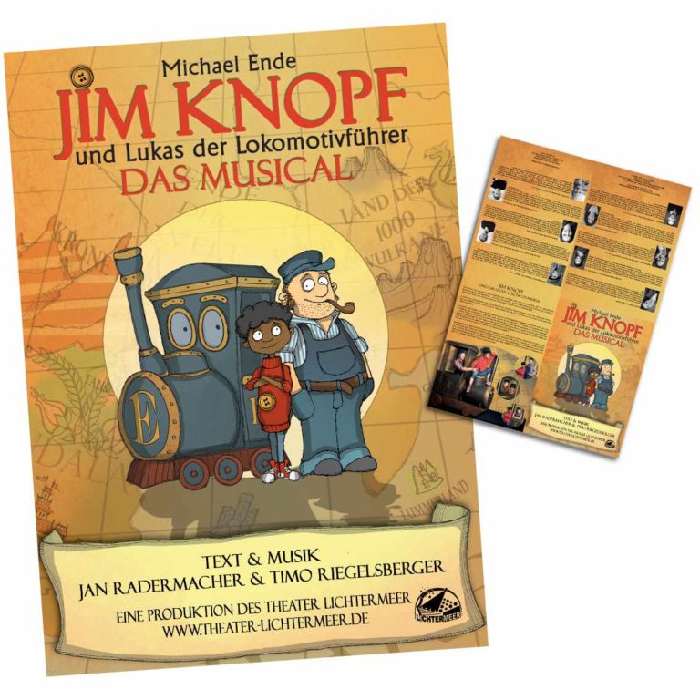 Poster / Programmheft Jim Knopf – Das Musical – Theater Lichtermeer